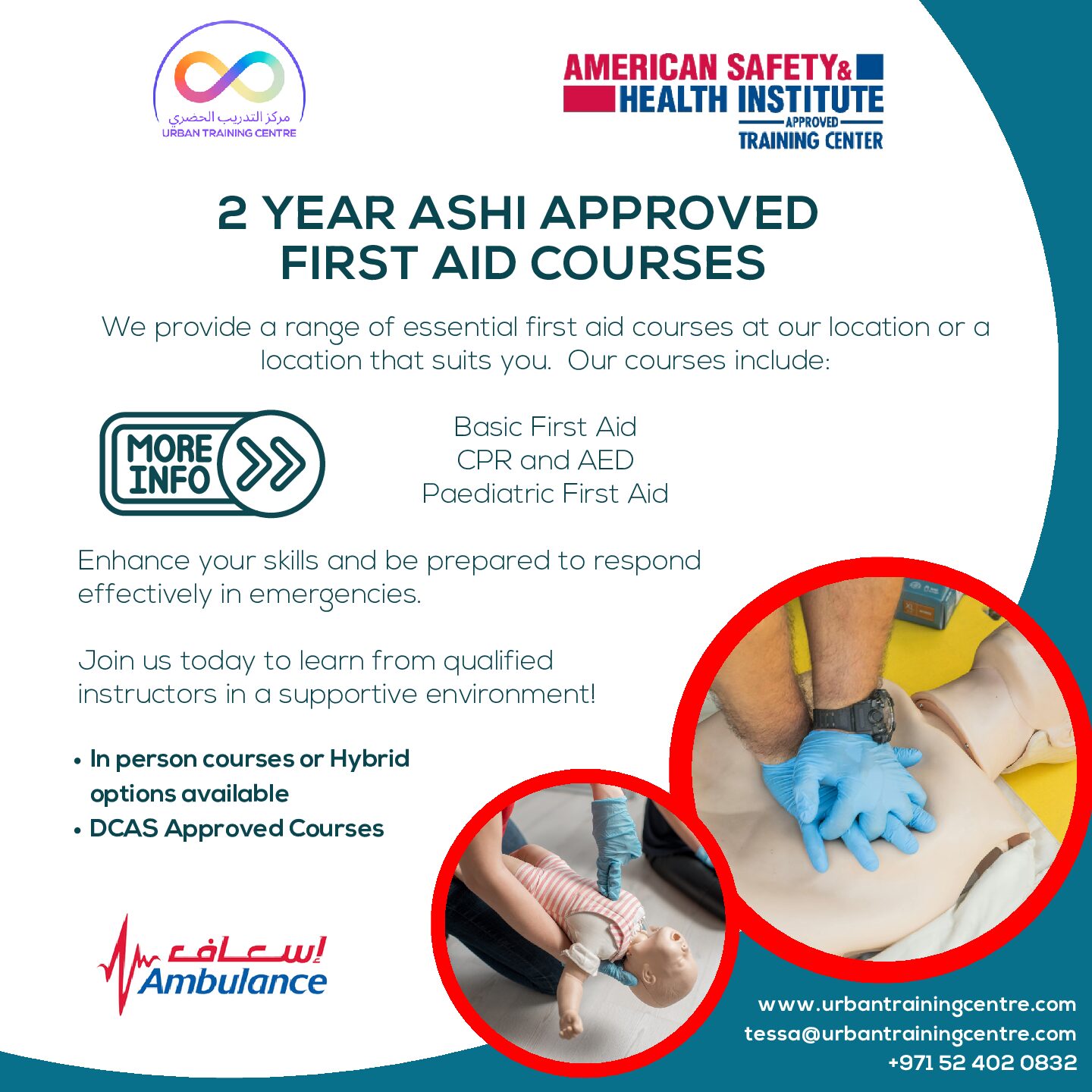ASHI First Aid Course - Urban Training Centre